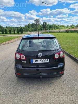 Black Volkswagen Golf Plus 2007 in Ludza, with an engine capacity of 1.90 L and mileage of 0 thousand km for 3850 €, photo 4 on AUTOMOTO.COM.LV