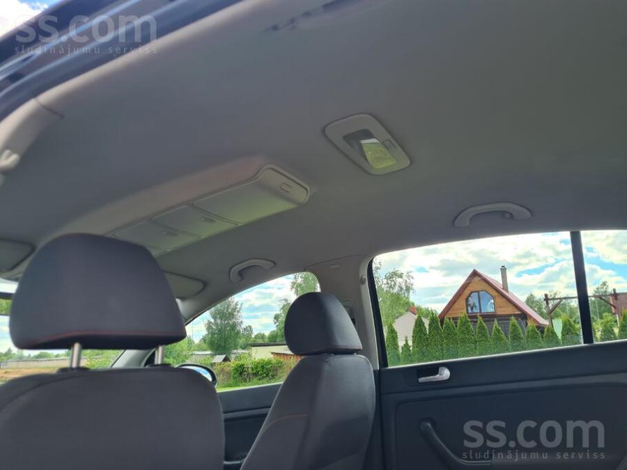 Black Volkswagen Golf Plus 2007 in Ludza, with an engine capacity of 1.90 L and mileage of 0 thousand km for 3850 €, photo 10 on AUTOMOTO.COM.LV