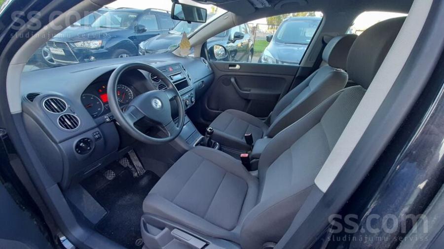 Melns Volkswagen Golf Plus 2007 Rīga, ar dzinēja tilpumu 1.90 L un nobraukumu 220 tūkst. km par 3700 €, foto 10 vietnē AUTOMOTO.COM.LV