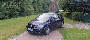 Black Volkswagen Golf Plus 2007 in Riga, with an engine capacity of 1.90 L and mileage of 336 thousand km for 1750 €, photo  on AUTOMOTO.COM.LV