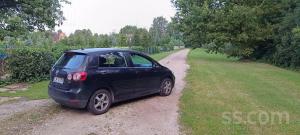 Black Volkswagen Golf Plus 2007 in Riga, with an engine capacity of 1.90 L and mileage of 336 thousand km for 1750 €, photo 6 on AUTOMOTO.COM.LV