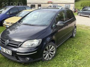 Black Volkswagen Golf Plus 2007 in Tukums, with an engine capacity of 1.90 L and mileage of 300 thousand km for 950 €, photo  on AUTOMOTO.COM.LV