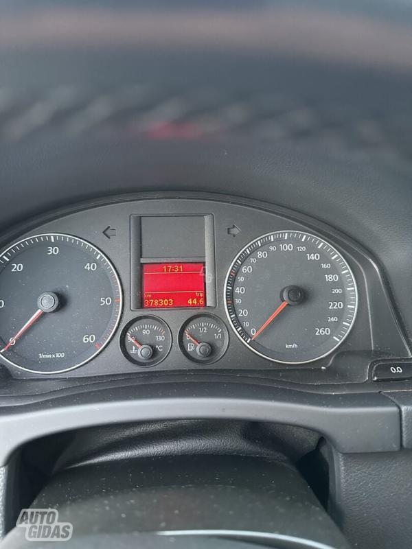 Black Volkswagen Golf Plus 2007 in Kaunas, with an engine capacity of 1.90 L and mileage of 378 thousand km for 1700 €, photo 10 on AUTOMOTO.COM.LV