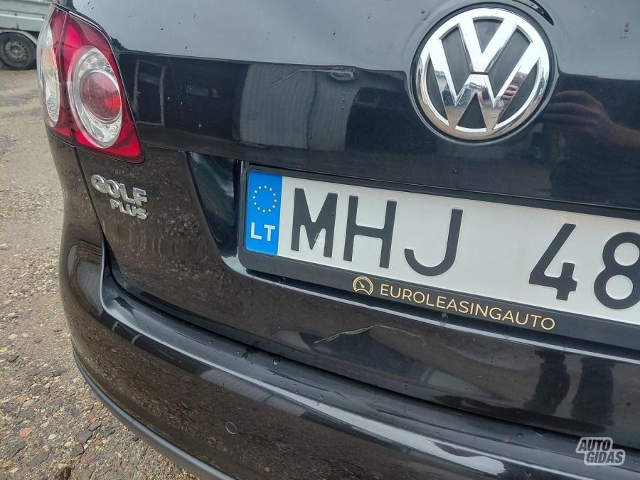 Black Volkswagen Golf Plus 2008 in Vilkaviskis, with an engine capacity of 1.90 L and mileage of 224 thousand km for 2350 €, photo 16 on AUTOMOTO.COM.LV