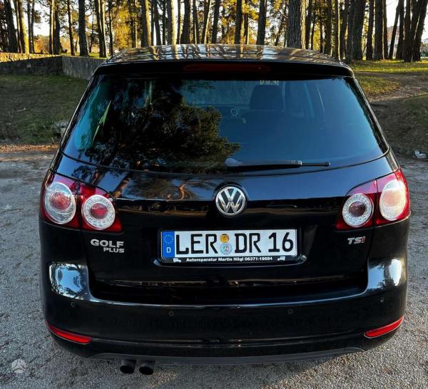 Melns Volkswagen Golf Plus 2009 Viļņa, ar dzinēja tilpumu 1.40 L un nobraukumu 230 tūkst. km par 4600 €, foto 6 vietnē AUTOMOTO.COM.LV