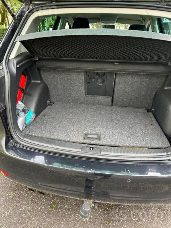 Black Volkswagen Golf Plus 2009 in Riga, with an engine capacity of 1.40 L and mileage of 224 thousand km for 4200 €, photo 7 on AUTOMOTO.COM.LV