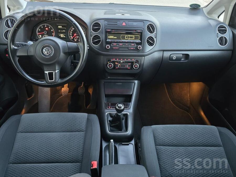 Black Volkswagen Golf Plus 2012 in Kuldiga, with an engine capacity of 1.40 L and mileage of 136 thousand km for 6000 €, photo 8 on AUTOMOTO.COM.LV