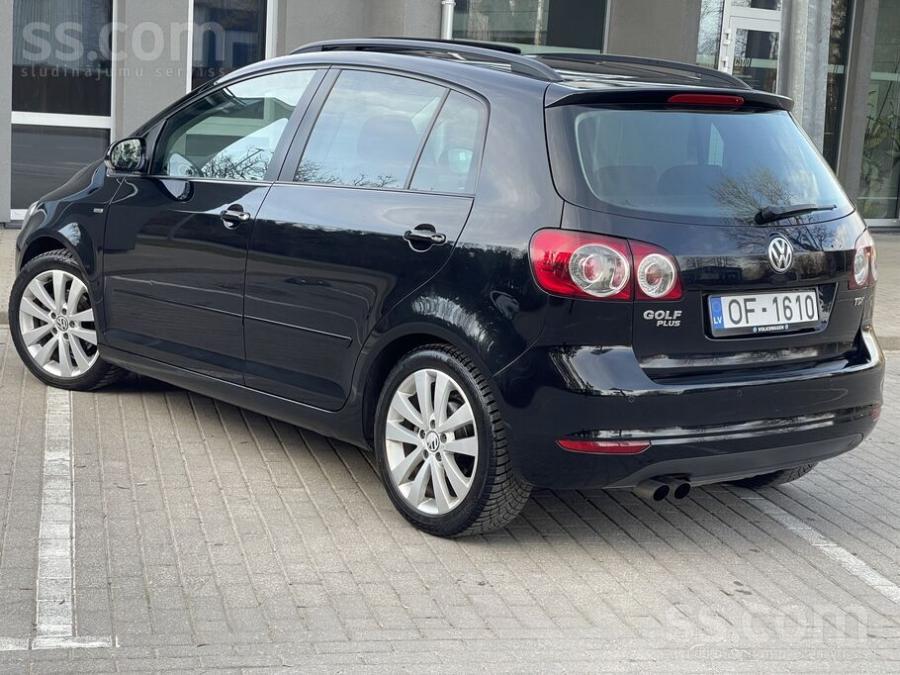 Black Volkswagen Golf Plus 2013 in Jurmala, with an engine capacity of 2.00 L and mileage of 0 thousand km for 5150 €, photo 18 on AUTOMOTO.COM.LV