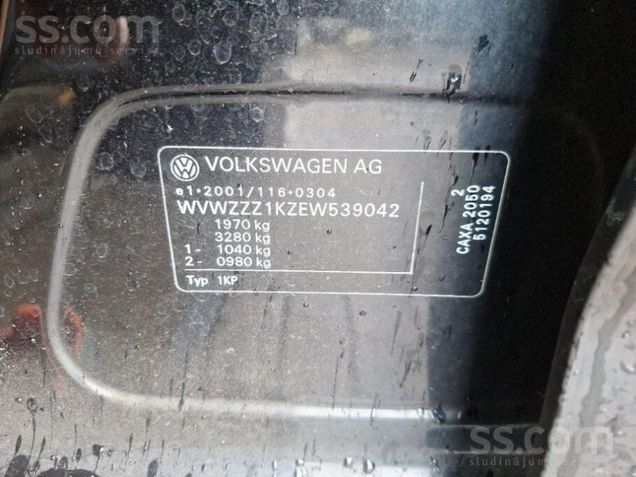 Melns Volkswagen Golf Plus 2013 Cēsis, ar dzinēja tilpumu 1.40 L un nobraukumu 228 tūkst. km par 5250 €, foto 19 vietnē AUTOMOTO.COM.LV