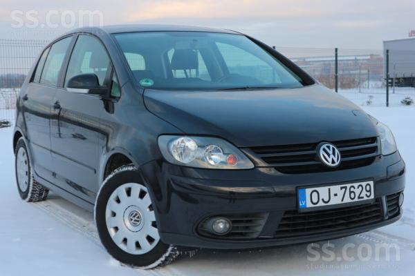 Black Volkswagen Golf Plus 2007 in Riga, with an engine capacity of 2.00 L and mileage of 271 thousand km for 3250 €, photo 1 on AUTOMOTO.COM.LV