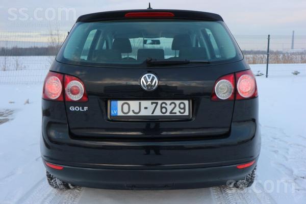 Black Volkswagen Golf Plus 2007 in Riga, with an engine capacity of 2.00 L and mileage of 271 thousand km for 3250 €, photo 9 on AUTOMOTO.COM.LV