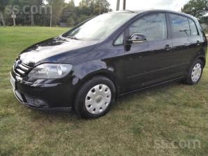 Black Volkswagen Golf Plus 2007 in Rezekne, with an engine capacity of 2.00 L and mileage of 320 thousand km for 2950 €, photo  on AUTOMOTO.COM.LV