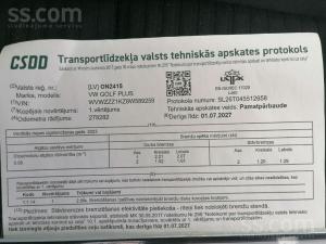 Черный Фольксваген Гольф Плюс 2008 в Рига, объемом двигателя 1.90 л и пробегом 278 тыс. км за 3850 €, фото 20 на AUTOMOTO.COM.LV