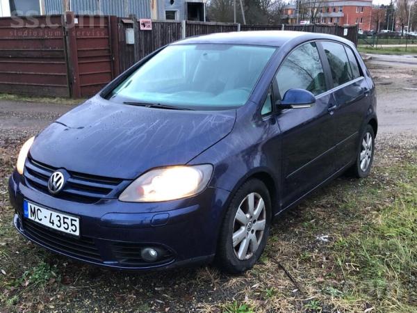 Blue Volkswagen Golf Plus 2006 in Riga, with an engine capacity of 1.90 L and mileage of 0 thousand km for 2295 €, photo 1 on AUTOMOTO.COM.LV