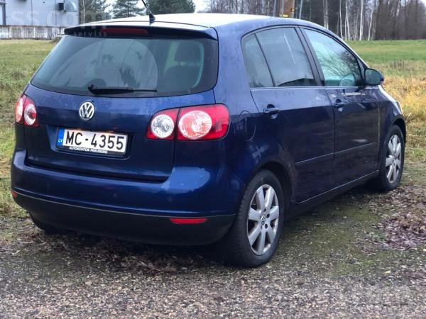 Blue Volkswagen Golf Plus 2006 in Riga, with an engine capacity of 1.90 L and mileage of 0 thousand km for 2295 €, photo 8 on AUTOMOTO.COM.LV