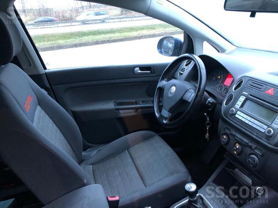 Blue Volkswagen Golf Plus 2006 in Riga, with an engine capacity of 1.90 L and mileage of 0 thousand km for 2295 €, photo 15 on AUTOMOTO.COM.LV
