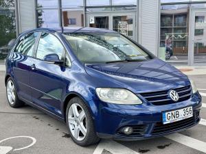 Blue Volkswagen Golf Plus 2006 in Vilnius, with an engine capacity of 1.90 L and mileage of 350 thousand km for 2600 €, photo  on AUTOMOTO.COM.LV