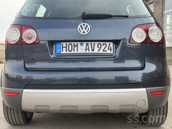Blue Volkswagen Golf Plus 2007 in Rezekne, with an engine capacity of 2.00 L and mileage of 309 thousand km for 4140 €, photo 10 on AUTOMOTO.COM.LV