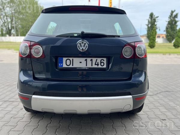 Blue Volkswagen Golf Plus 2007 in Jekabpils, with an engine capacity of 2.00 L and mileage of 222 thousand km for 3900 €, photo 5 on AUTOMOTO.COM.LV