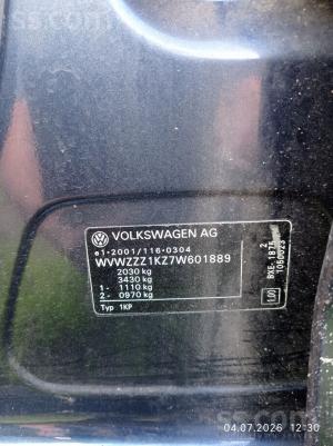 Zils Volkswagen Golf Plus 2007 Rīga, ar dzinēja tilpumu 1.90 L un nobraukumu 279 tūkst. km par 2200 €, foto 7 vietnē AUTOMOTO.COM.LV