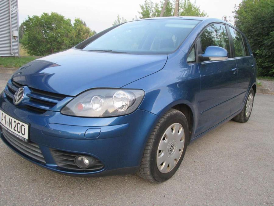 Blue Volkswagen Golf Plus 2007 in Kelme, with an engine capacity of 1.40 L and mileage of 150 thousand km for 2450 €, photo 1 on AUTOMOTO.COM.LV