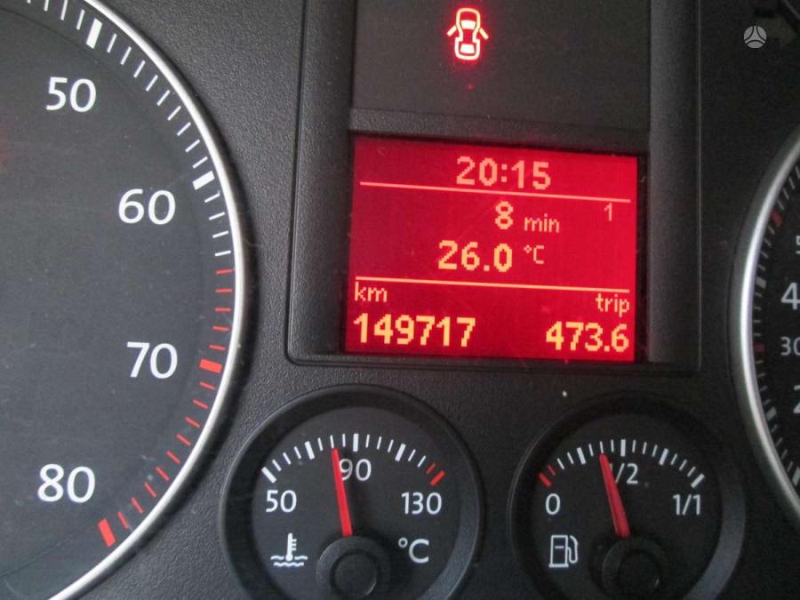 Blue Volkswagen Golf Plus 2007 in Kelme, with an engine capacity of 1.40 L and mileage of 150 thousand km for 2450 €, photo 23 on AUTOMOTO.COM.LV