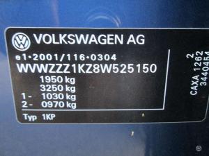 Blue Volkswagen Golf Plus 2007 in Kelme, with an engine capacity of 1.40 L and mileage of 150 thousand km for 2450 €, photo 24 on AUTOMOTO.COM.LV