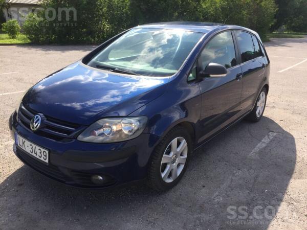 Blue Volkswagen Golf Plus 2007 in Kuldiga, with an engine capacity of 1.60 L and mileage of 290 thousand km for 2500 €, photo 1 on AUTOMOTO.COM.LV