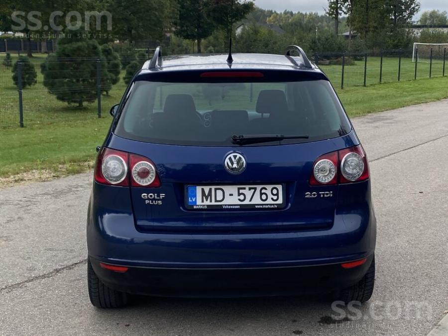 Zils Volkswagen Golf Plus 2008 Rīga, ar dzinēja tilpumu 2.00 L un nobraukumu 292 tūkst. km par 1950 €, foto 6 vietnē AUTOMOTO.COM.LV