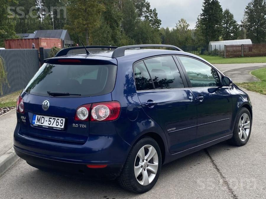 Zils Volkswagen Golf Plus 2008 Rīga, ar dzinēja tilpumu 2.00 L un nobraukumu 292 tūkst. km par 1950 €, foto 7 vietnē AUTOMOTO.COM.LV
