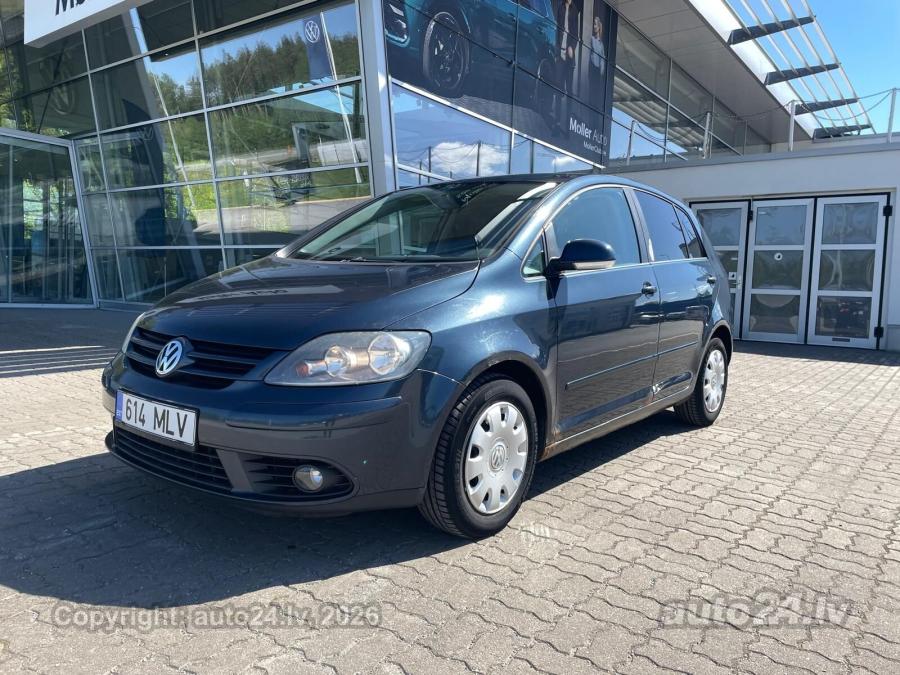 Blue Volkswagen Golf Plus 2009 in Johvi, with an engine capacity of 1.90 L and mileage of 185 thousand km for 2200 €, photo 1 on AUTOMOTO.COM.LV
