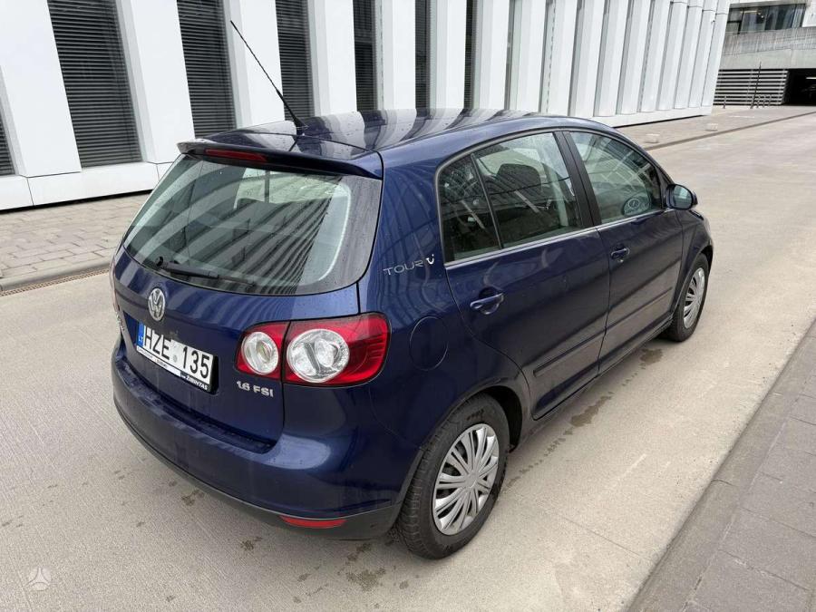 Blue Volkswagen Golf Plus 2010 in Vilnius, with an engine capacity of 1.40 L and mileage of 20 thousand km for 900 €, photo 6 on AUTOMOTO.COM.LV