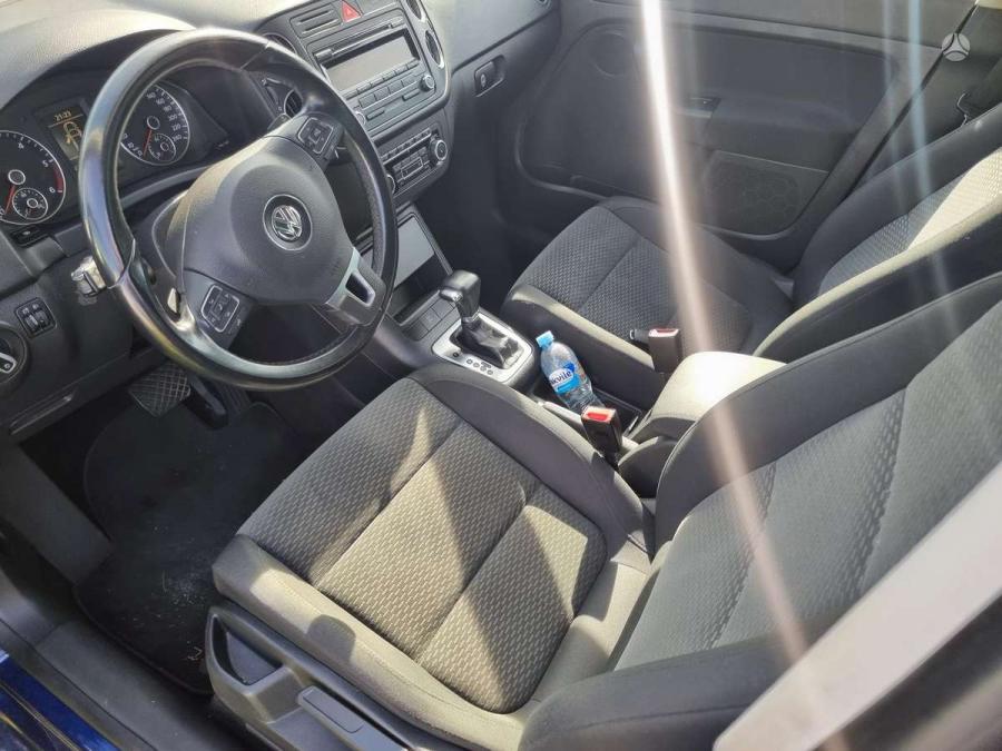 Blue Volkswagen Golf Plus 2010 in Vilnius, with an engine capacity of 2.00 L and mileage of 240 thousand km for 3550 €, photo 7 on AUTOMOTO.COM.LV