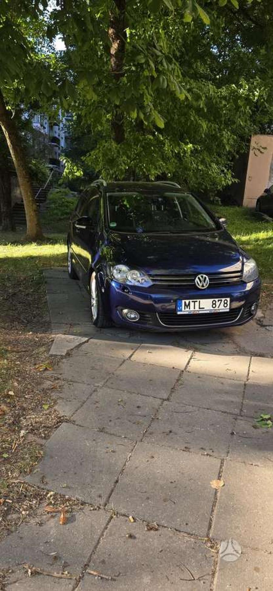Blue Volkswagen Golf Plus 2011 in Vilnius, with an engine capacity of 1.40 L and mileage of 258 thousand km for 4000 €, photo 9 on AUTOMOTO.COM.LV