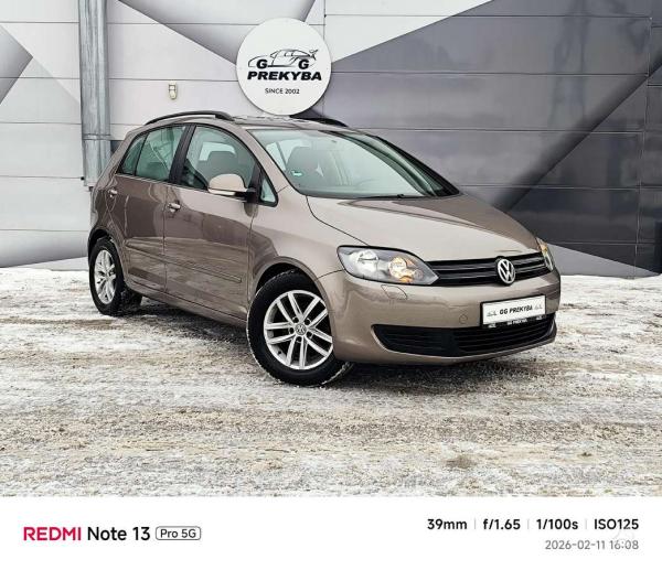 Brūns Volkswagen Golf Plus 2009 Kauņa, ar dzinēja tilpumu 1.60 L un nobraukumu 243 tūkst. km par 3950 €, foto 1 vietnē AUTOMOTO.COM.LV