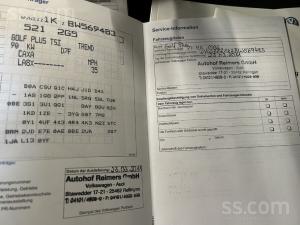 Коричневый Фольксваген Гольф Плюс 2011 в Валмиера, объемом двигателя 1.40 л и пробегом 210 тыс. км за 400 €, фото 17 на AUTOMOTO.COM.LV