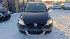 Black Volkswagen Golf Plus Cross 2007 in Marijampole, with an engine capacity of 1.97 L and mileage of 201 thousand km for 4990 €, photo 3 on AUTOMOTO.COM.LV
