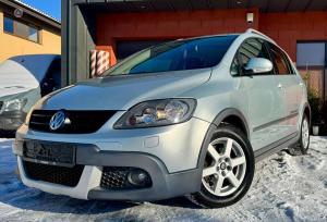 Grey Volkswagen Golf Plus Cross 2009 in Marijampole, with an engine capacity of 1.97 L and mileage of 279 thousand km for 4600 €, photo  on AUTOMOTO.COM.LV