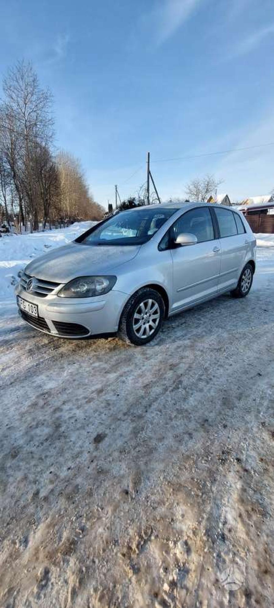 Grey Volkswagen Golf Plus 2005 in Klaipeda, with an engine capacity of 1.90 L and mileage of 182 thousand km for 2500 €, photo 1 on AUTOMOTO.COM.LV
