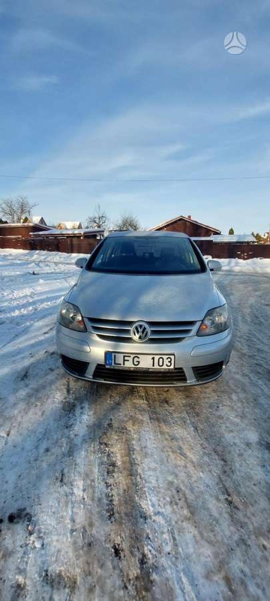 Grey Volkswagen Golf Plus 2005 in Klaipeda, with an engine capacity of 1.90 L and mileage of 182 thousand km for 2500 €, photo 2 on AUTOMOTO.COM.LV