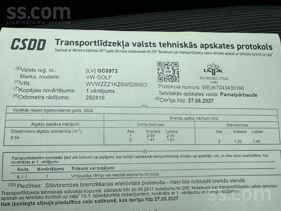 Pelēks Volkswagen Golf Plus 2006 Talsi, ar dzinēja tilpumu 1.90 L un nobraukumu 282 tūkst. km par 2350 €, foto 25 vietnē AUTOMOTO.COM.LV