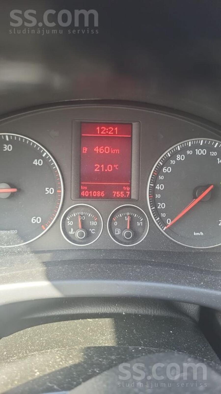 Grey Volkswagen Golf Plus 2006 in Tukums, with an engine capacity of 2.00 L and mileage of 401 thousand km for 3490 €, photo 31 on AUTOMOTO.COM.LV