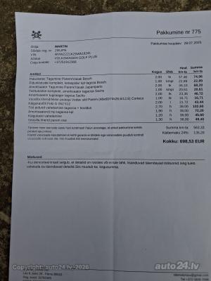 Grey Volkswagen Golf Plus 2006 in Parnu, with an engine capacity of 1.90 L and mileage of 360 thousand km for 1300 €, photo 13 on AUTOMOTO.COM.LV