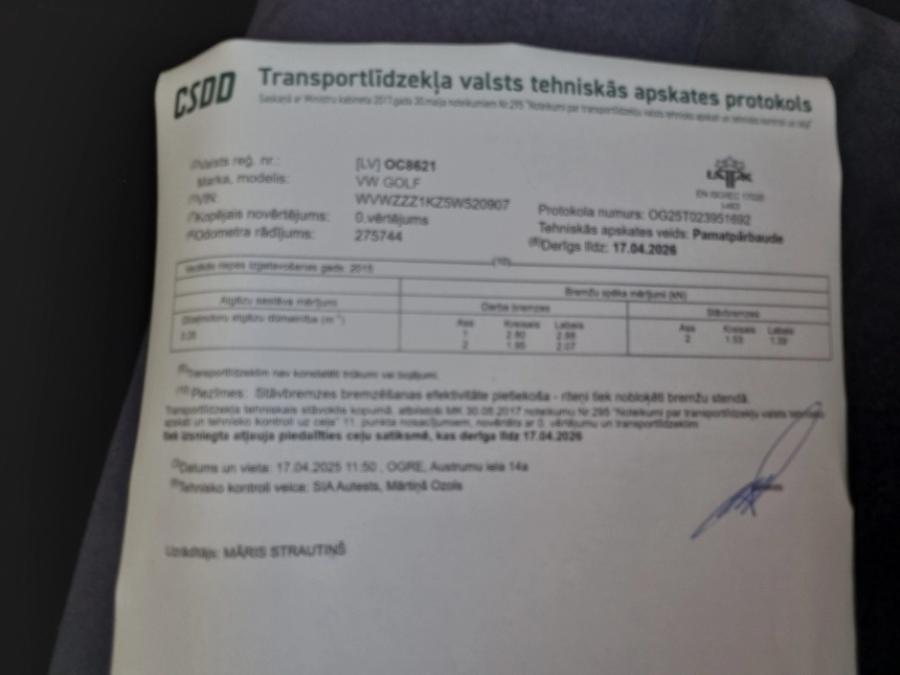 Серый Фольксваген Гольф Плюс 2007 в Рига, объемом двигателя 2.00 л и пробегом 275 тыс. км за 3990 €, фото 13 на AUTOMOTO.COM.LV