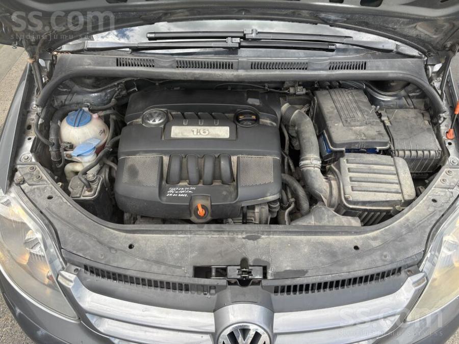 Grey Volkswagen Golf Plus 2007 in Ogre, with an engine capacity of 1.60 L and mileage of 187 thousand km for 1700 €, photo 14 on AUTOMOTO.COM.LV