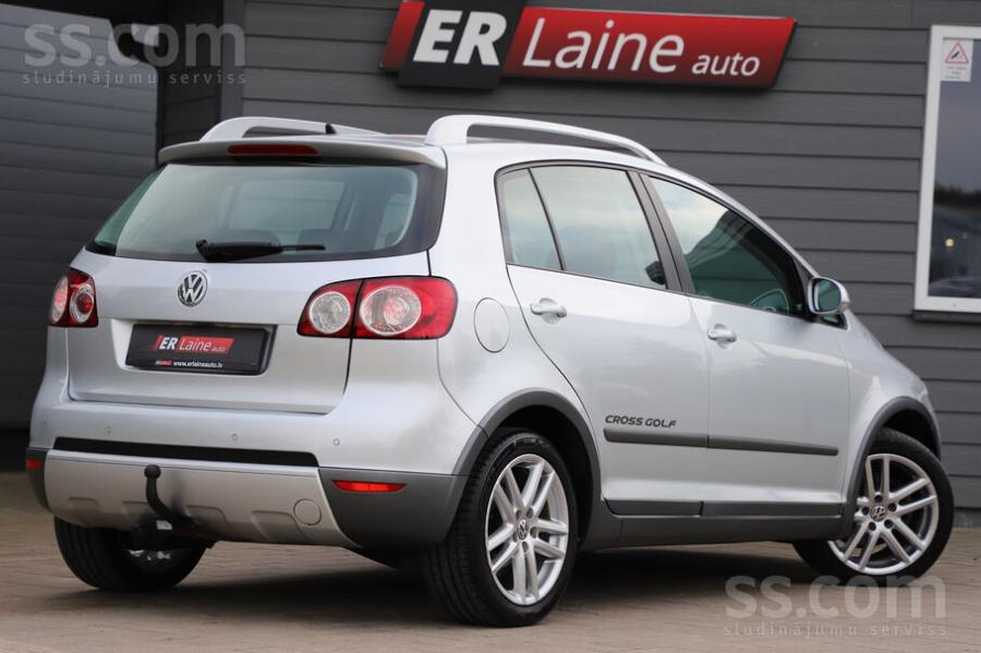 Grey Volkswagen Golf Plus 2007 in Tukums, with an engine capacity of 1.90 L and mileage of 212 thousand km for 5500 €, photo 4 on AUTOMOTO.COM.LV