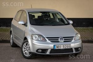 Grey Volkswagen Golf Plus 2008 in Talsi, with an engine capacity of 1.90 L and mileage of 218 thousand km for 2950 €, photo 1 on AUTOMOTO.COM.LV