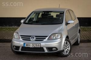 Grey Volkswagen Golf Plus 2008 in Talsi, with an engine capacity of 1.90 L and mileage of 218 thousand km for 2950 €, photo 4 on AUTOMOTO.COM.LV