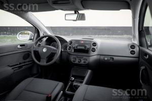 Grey Volkswagen Golf Plus 2008 in Talsi, with an engine capacity of 1.90 L and mileage of 218 thousand km for 2950 €, photo 9 on AUTOMOTO.COM.LV
