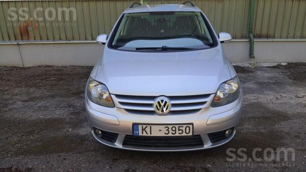 Pelēks Volkswagen Golf Plus 2008 Ogre, ar dzinēja tilpumu 1.90 L un nobraukumu 245 tūkst. km par 2550 €, foto 3 vietnē AUTOMOTO.COM.LV